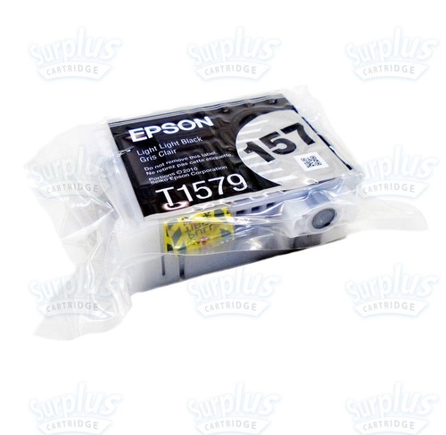 Genuine Epson 157 Light Light Black Ink Ultrachrome K3 T1579 Stylus ...