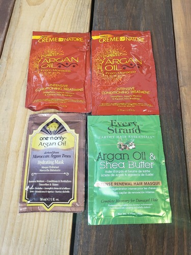 Argan Oil Intense Conditioning Hair Repair Masque Mask Packets Creme ...