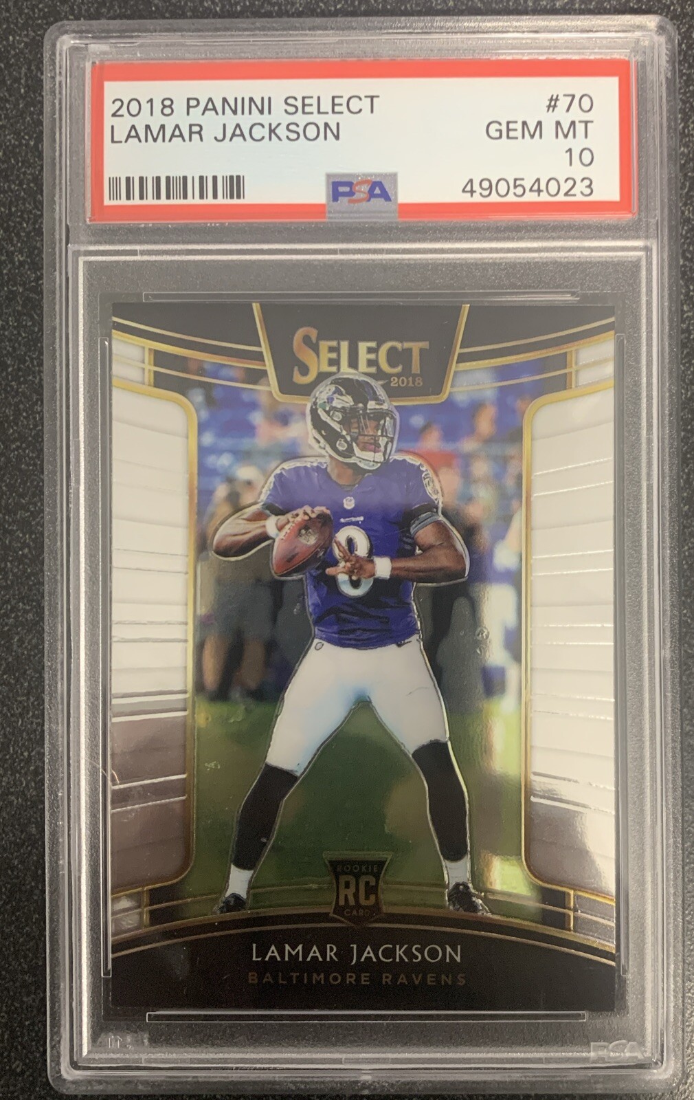 Lamar Jackson 2018 Select #70 Concourse Price Guide - Sports Card Investor