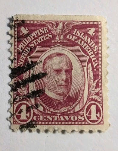 Vintage 1911 4 cents Carmine President Willam McKinley Stamp ...