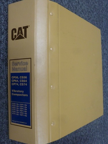 CAT Caterpillar CP64 CS64 Vibratory Compactors Shop Service Repair ...