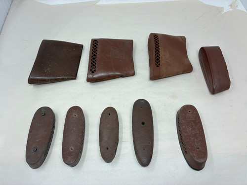 Vintage lot 9 Shotgun Rifle ? Butt Plates: Upland, Black Sheep, Super X ...