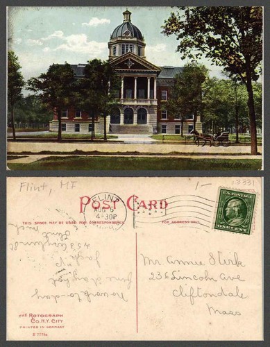 MICHIGAN Flint VINTAGE POSTCARD | eBay