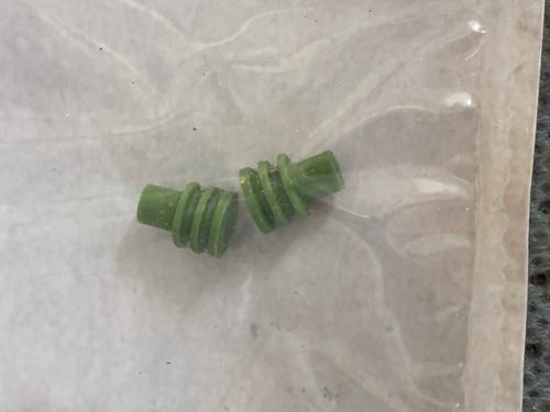 Mercedes-Benz A0005457880 Gasket Blind Plug Set Of 2 OEM Green | eBay