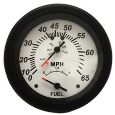 Teleflex Boat Multifunction Gauge 69927 | 3 1/4 Inch Speedometer Fuel