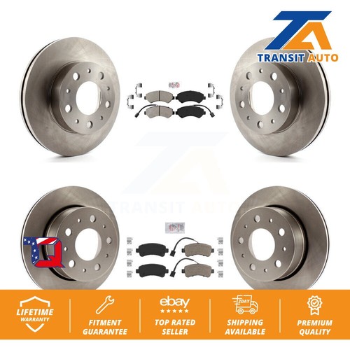 Front Rear Semi-Metallic Pad & Brake Rotors Kit For Ram ProMaster 2500 ...