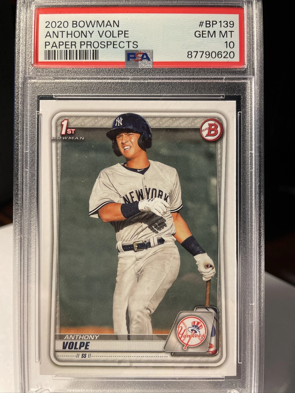 Anthony Volpe 2020 Bowman #BP-139 Paper Prospects (1st) PSA 10 Price Guide - Sports Card Investor