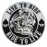 LIVE TO RIDE Rocker Patches 12" | "Ride To Live" | Embroidered Iron On ...