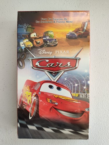 New Unopened Disney Pixar CARS VHS TAPE 2007 Release Disney Movie Club ...