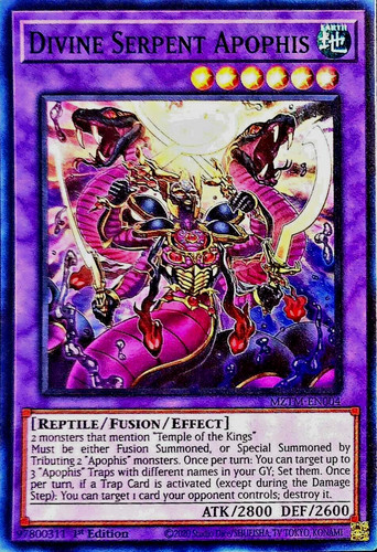 Divine Serpent Apophis MZTM-EN004 | eBay