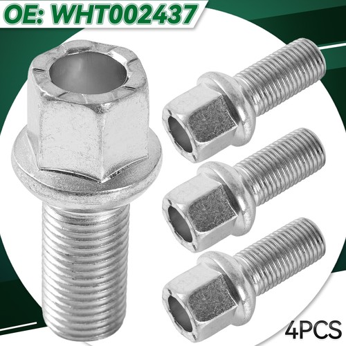 4x Silver Wheel Bolt Lug Nuts WHT002437 For VW Beetle Golf Jetta Tiguan ...