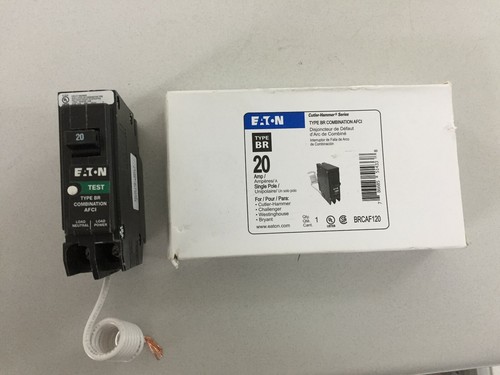 EATON BRCAF120 20 AMP 120 VOLT COMBINATION BREAKER | eBay