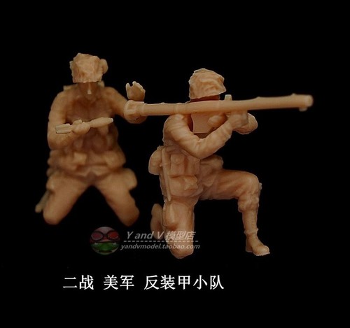 1/64/87 WW II US Anti Armor Team 2 Person (3D Printed Soldier) | eBay