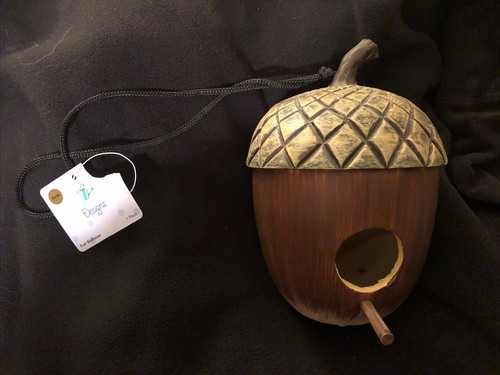 Cute ceramic Acorn Birdhouse | eBay