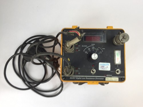 BIDDLE INSTRUMENT 247000-8 DLRO DIGITAL LOW RESISTANCE OHMMETER USE ...