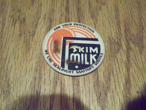 SKIM MILK MILK BOTTLE CAP DAIRY UNUSED | eBay