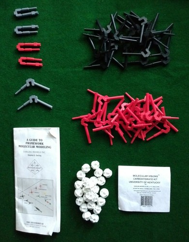 MOLECULAR VISIONS CARBOHYDRATE MODEL KIT, University of Kentucky, Used ...