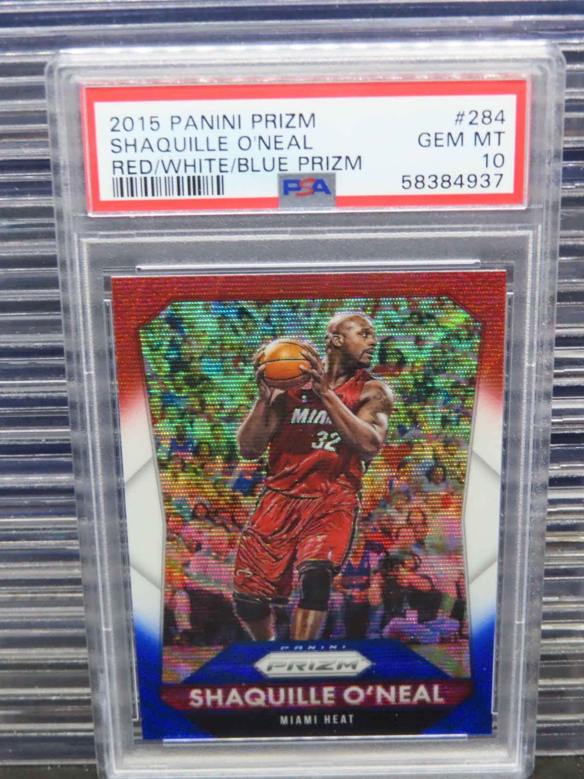 Shaquille O'Neal 2015 Prizm #284 Red White Blue Price Guide - Sports ...