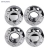 Front & Rear Wheel Dually Chrome Center Caps 4x4 Fit For 05-16 Ford F ...
