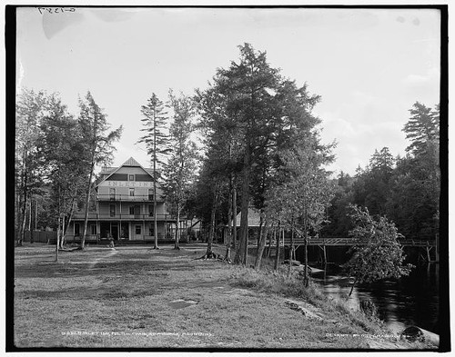 Inlet Inn, Fulton Chain, Adirondack Mountains c1900 OLD PHOTO | eBay