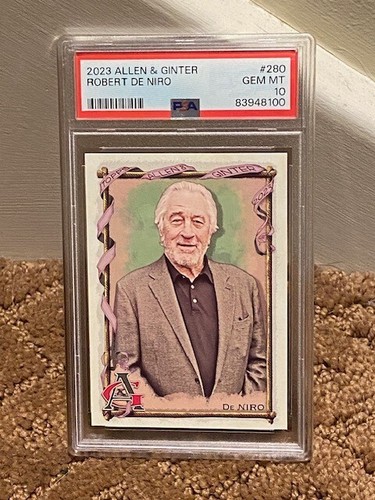 2023 Topps A&G Allen & Ginter Robert De Niro PSA 10 #280 Card NEW CASE ...