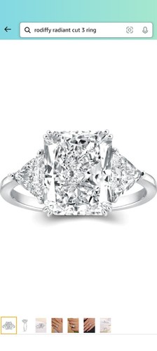 Rodiffy 925 Sterling Silver Engagement/ Promise Ring- Size 7- NIB | eBay