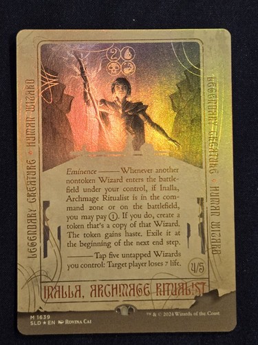 Magic The Gathering - Secret Lair - Inalla, Archmage Ritualist - #1639 ...