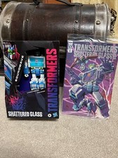 Transformers Shattered Glass Soundwave with Ravage & Laserbeak