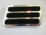 POLISHED BILLET ALUMINUM BRAKE PEDAL PAD RECTANGLE CHEVY FORD HOT ROD ...