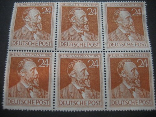 6 Stamps Deutsche Post 24. Heinr. V.Stephan 1897 | eBay