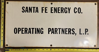 Oil Field Sign In Collectible Gas & Oil Advertising Signs for sale | eBay