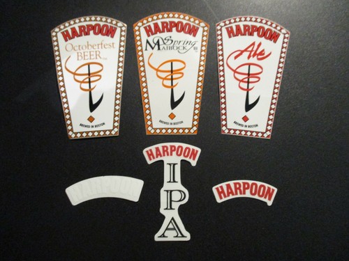 HARPOON Boston 6 STICKER PACK LOT decal craft beer brewing brewery N | eBay