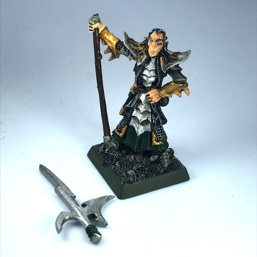 Classic Metal Dark Elf Elves Black Guard Warrior - Warhammer Fantasy ...