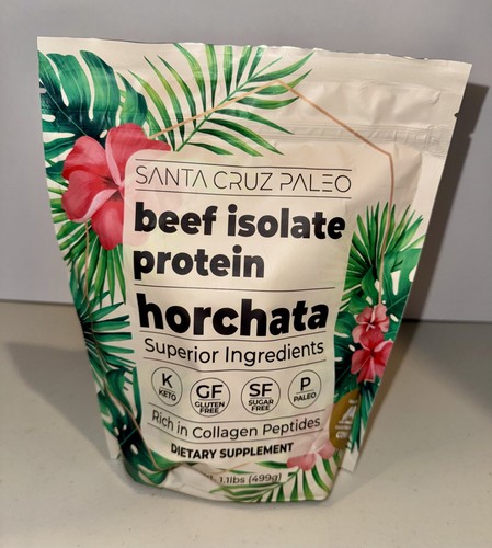 Santa Cruz Paleo Beef Isolate Protein Horchata 1.1 lbs NEW - Sealed! | eBay