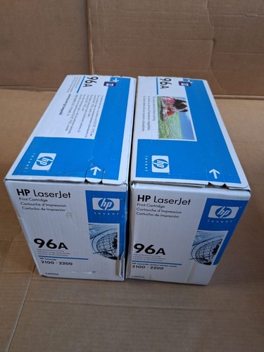 Lot of 2 GENUINE HP 96A C4096A Toner Cartridges Brand New | eBay
