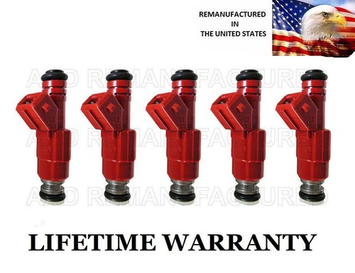 Genuine Bosch Set Of 5 Fuel Injectors for Volvo 2.3L 2.4L 0280155759 | eBay