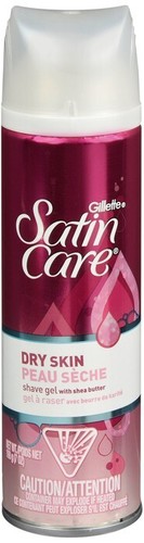 Gillette Satin Care Shave Gel Dry Skin 7 OZ | eBay
