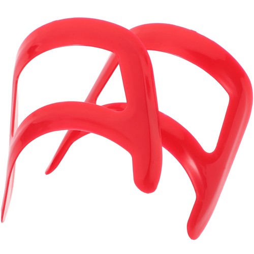 2 Pcs/set Red Plastic Beard Ruler Beard Styling Tool for Goatee and ...