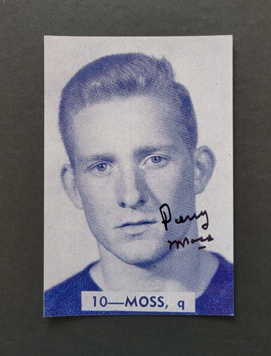 Perry Moss signed Illinois Fighting Illini 4 x 6 college football photo ...