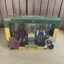 Teenage Mutant Ninja Turtles NECA Splinter vs Baxter (Cartoon)