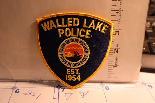 police patch WALLED LAKE POLICE MICHIGAN | eBay