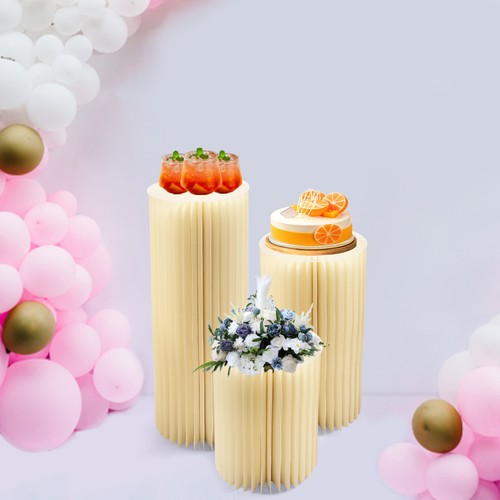 3pcs Flowers Stand, Dessert Table, Columns Display for Wedding Party ...
