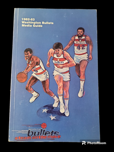 1982-83 WASHINGTON BULLETS MEDIA GUIDE | eBay