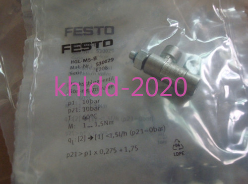1PC FESTO HGL-M5-B 530029 Check Valve HGL-M5-B New | eBay