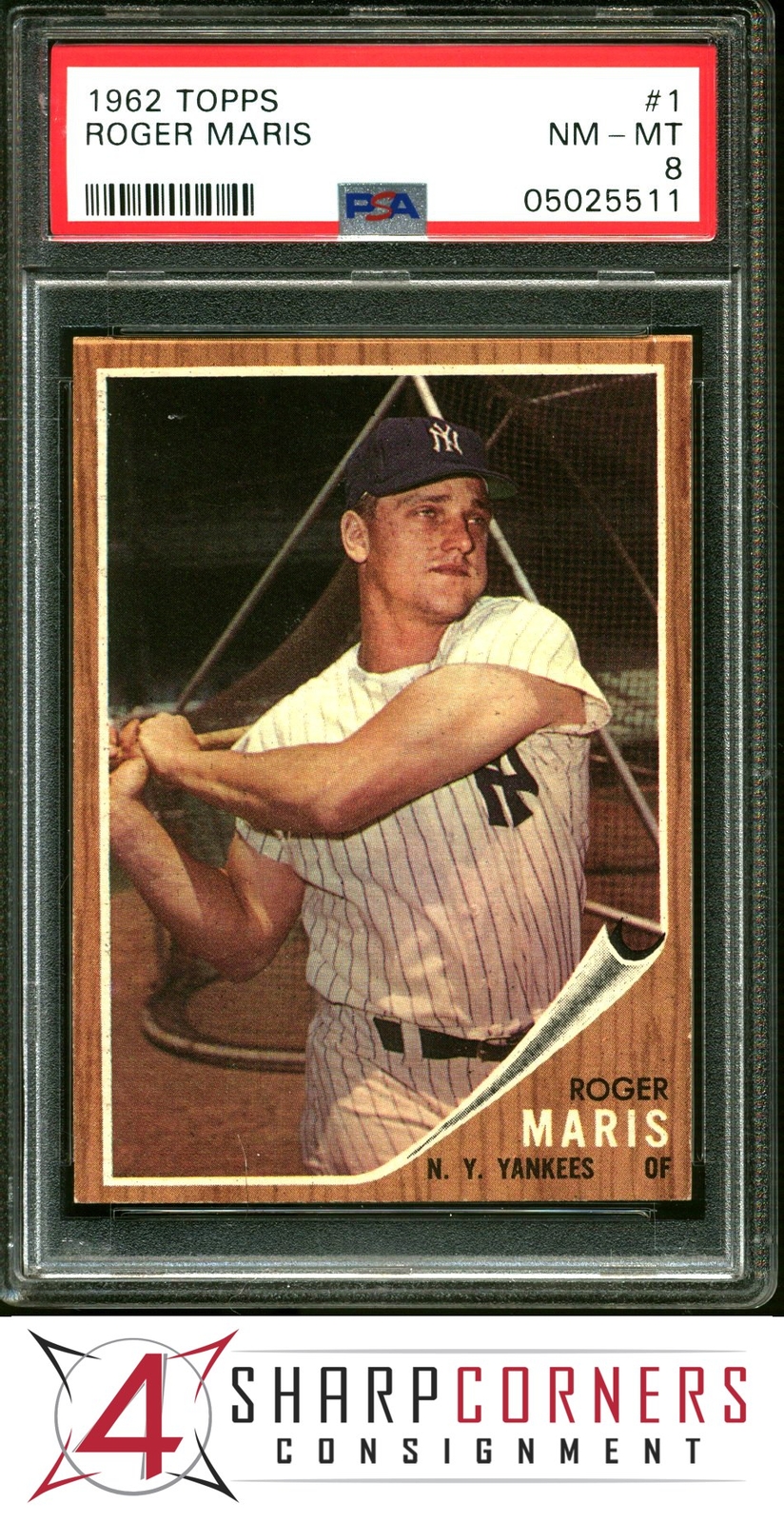 Roger Maris 1962 Topps #1 Base Price Guide - Sports Card Investor