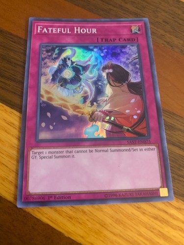 Fateful Hour SAST-EN075 1st Edition Super Rare NM + BONUS | eBay