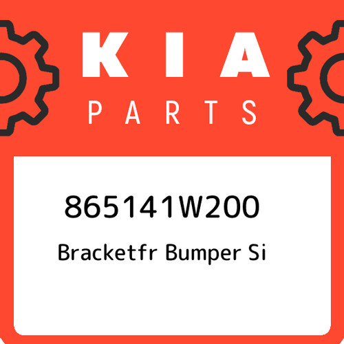 865141W200 Kia Bracketfr bumper si 865141W200, New Genuine OEM Part | eBay
