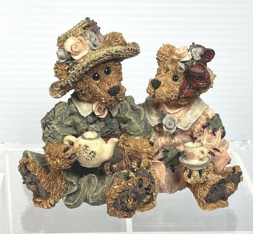 Boyds Bears & Friends Emma And Bailey...Afternoon Tea Figurine 1995 ...