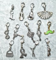 Tassels Clip-on Charms for Backpack Purse Zipper Origami Metal Leather ...