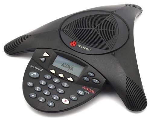 Polycom Display Analog Conference Phone. Grey and black. QTY 2 | eBay